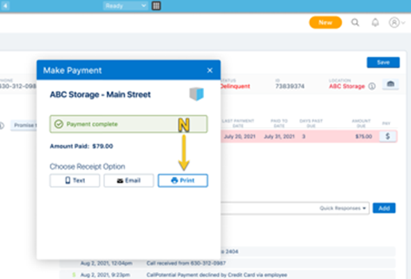 Entering Customer Payments – Storable CRM